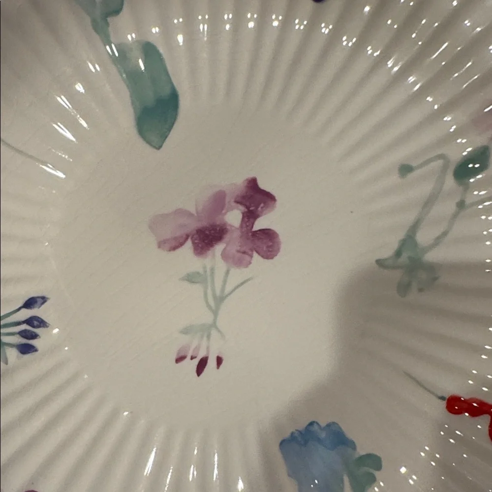 Baum Bros | Dining | Baum Bros Formalities Vintage Spring Garden Stripe ...